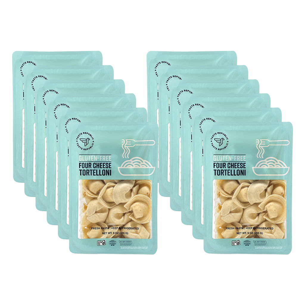 Fresh Gluten-Free Four Cheese Tortelloni (12-Pack) – Taste Republic ...