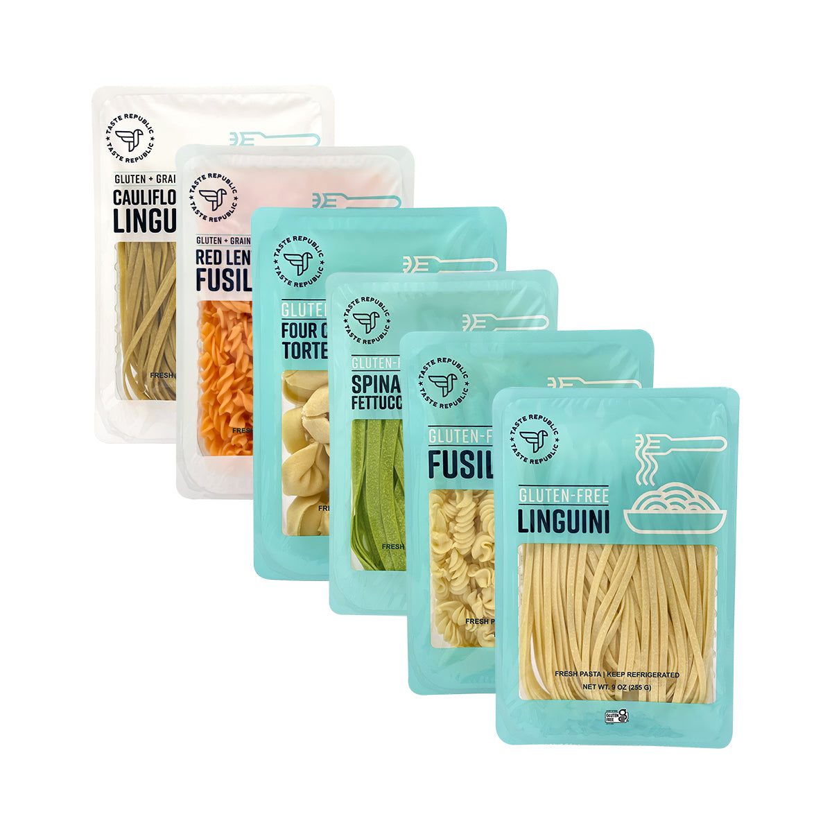 Fresh Gluten-Free Pasta Variety Pack (6-Pack) – Taste Republic Gluten-Free